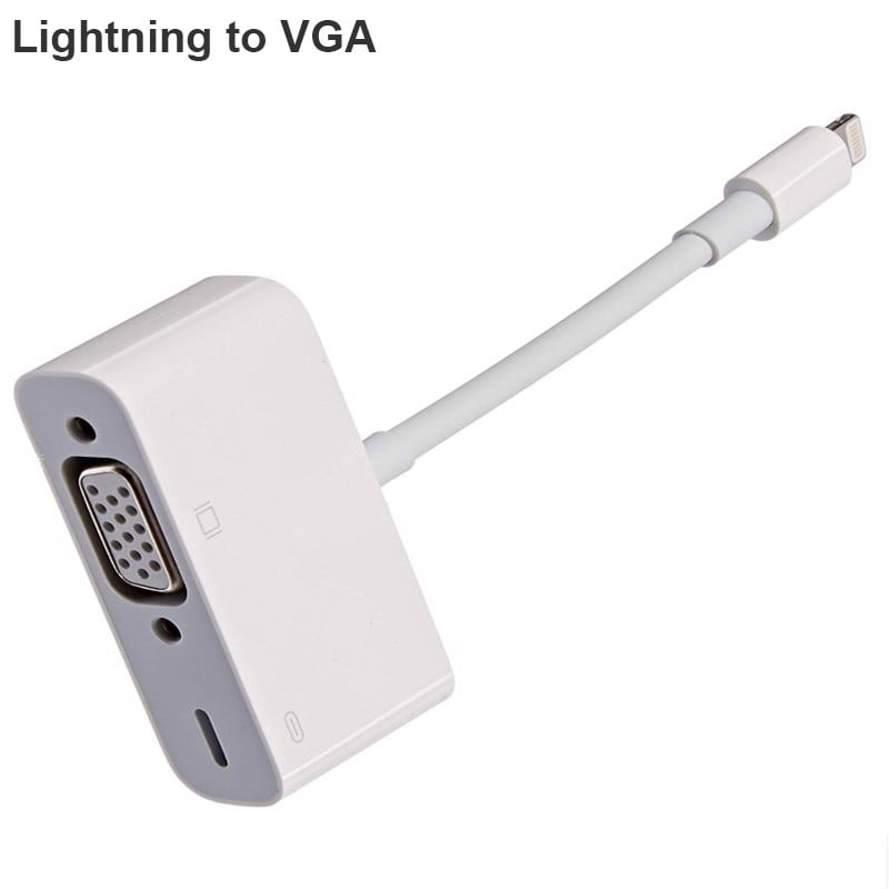 Cáp Lightning To VGA Cho IPhone IPad (hàng Chính Hãng)